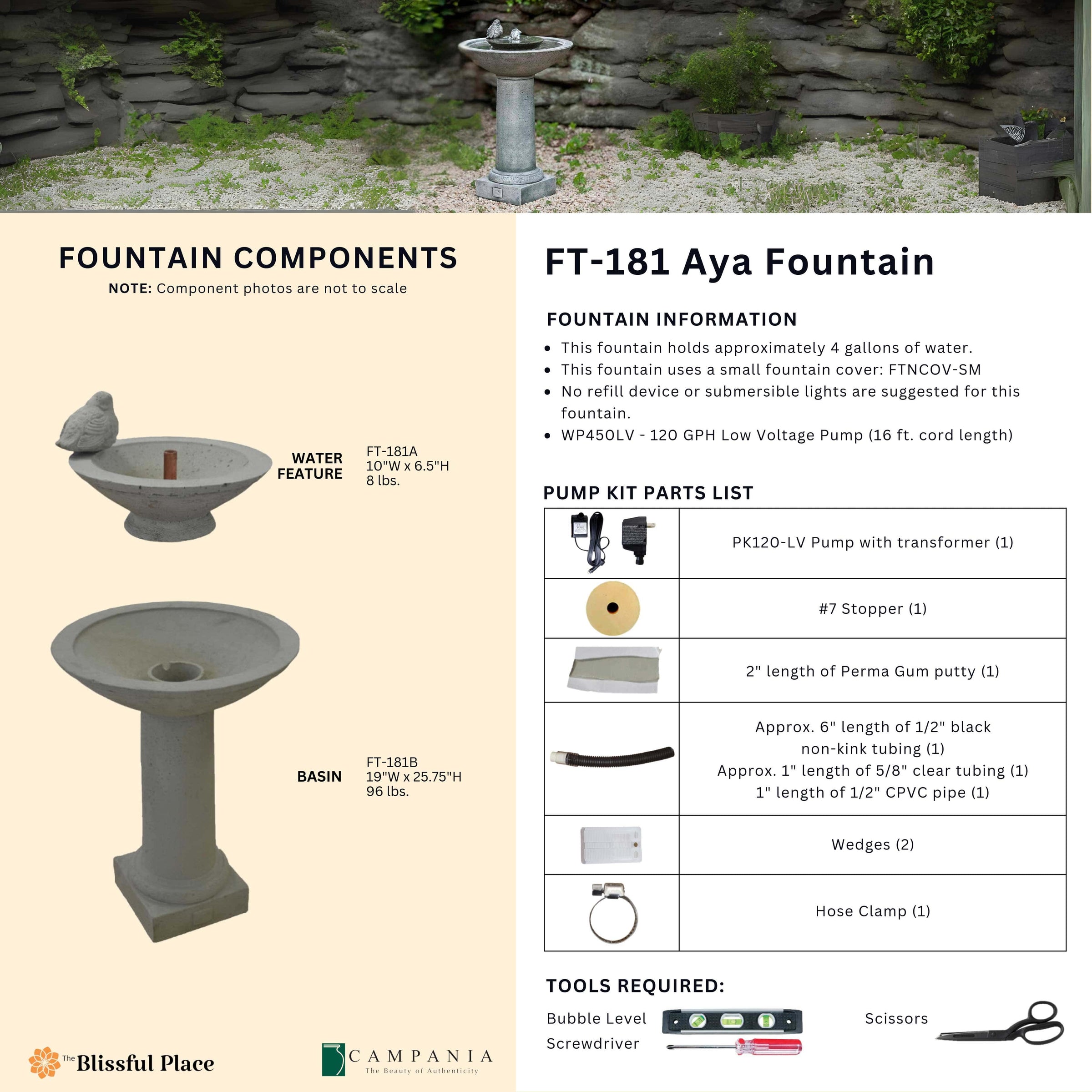 Aya Fountain by Campania International [The Ultimate Mood Lifter] — The ...