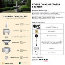 Condotti Obelisk Fountain by Campania【A Backyard You Deserve】 — The ...