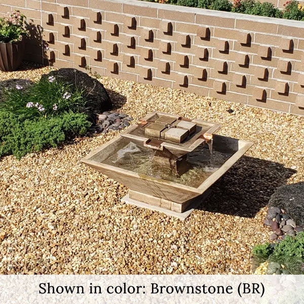 Facet Square Fountain by Campania【Your Backyard Oasis Awaits 】 – The ...