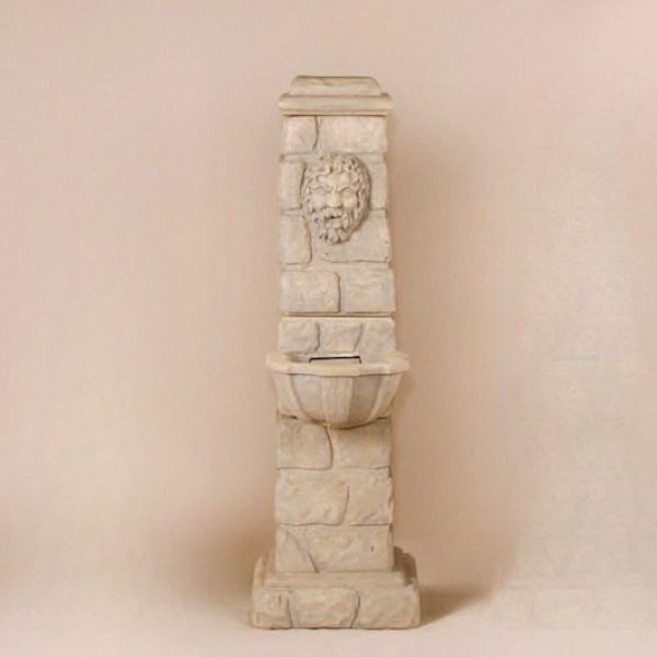 Green Man Column Fountain — The Blissful Place
