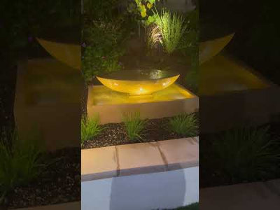 Recife Fountain | Modern Zen Outdoor Water Feature — The Blissful Place