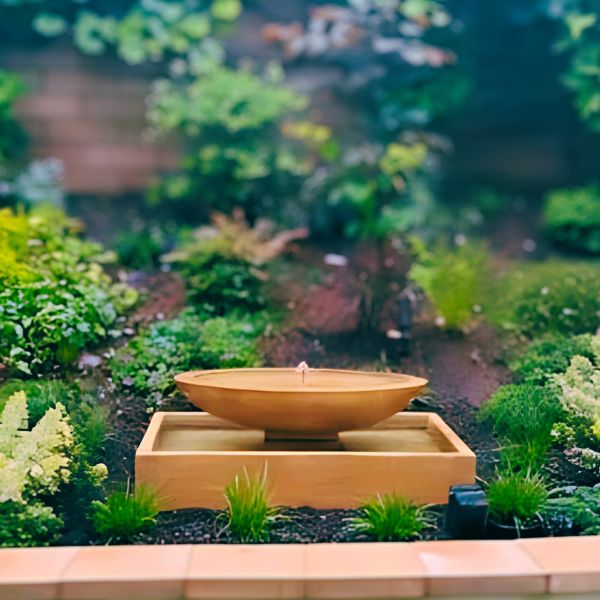 Recife Fountain | Modern Zen Outdoor Water Feature — The Blissful Place