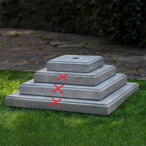 Square Plinth 13 Campania International — The Blissful Place