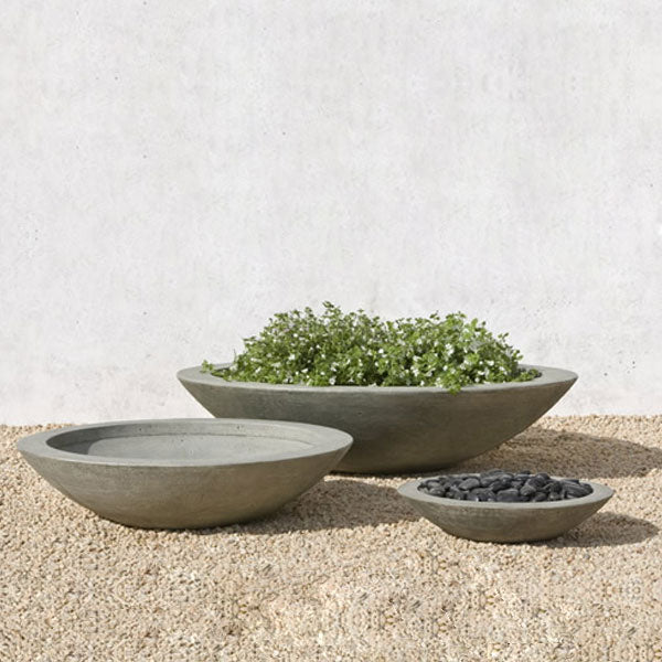 Large Low Zen Bowl Planter Campania【Enjoy Your Blooms】 — The Blissful Place